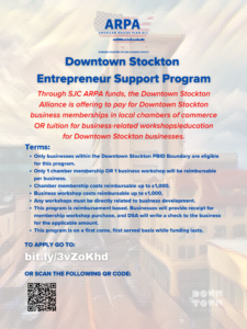 ARPA Programs - Downtown Stockton Alliance